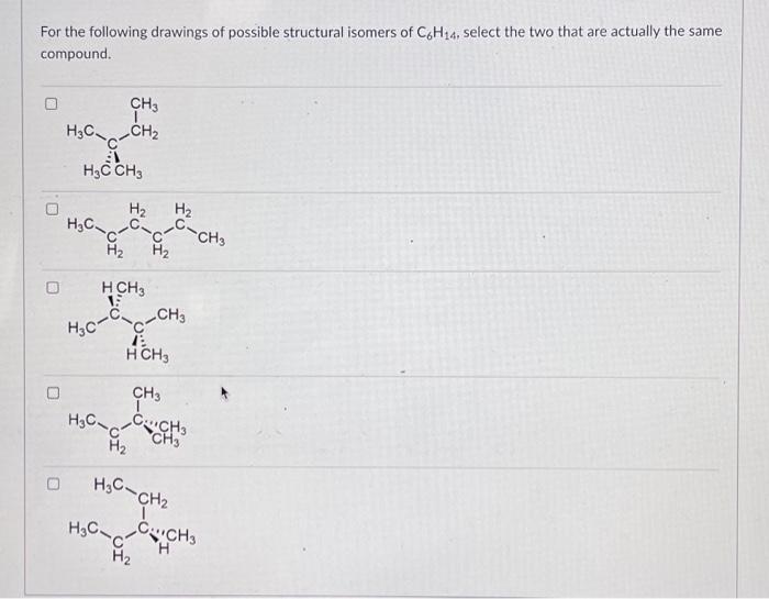 Solved For the following drawings of possible structural | Chegg.com