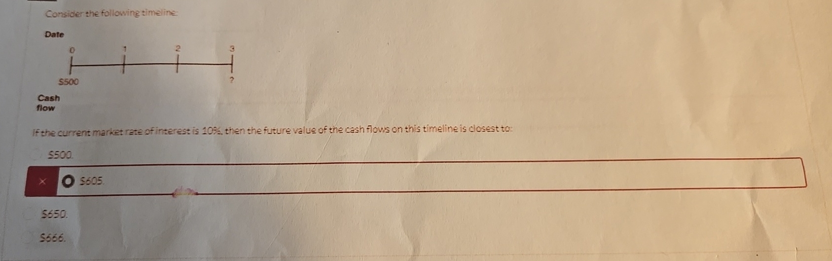 Solved Consider the following timeline:CashflowIf the | Chegg.com