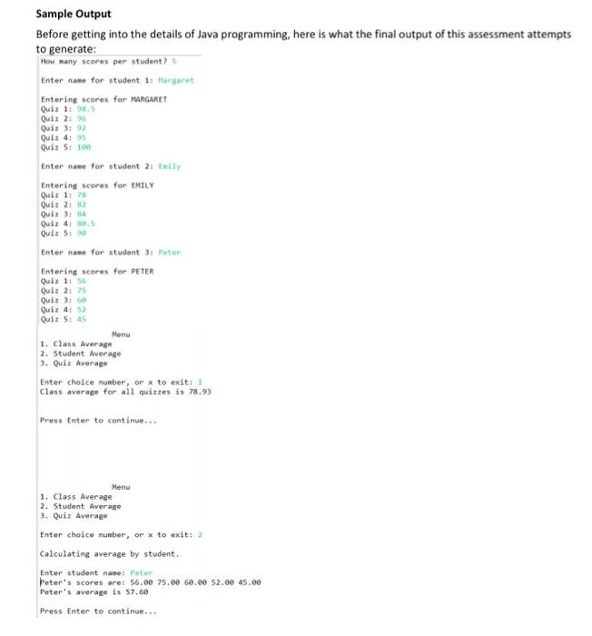 Solved Purpose Learn how to solve problems using arrays. | Chegg.com