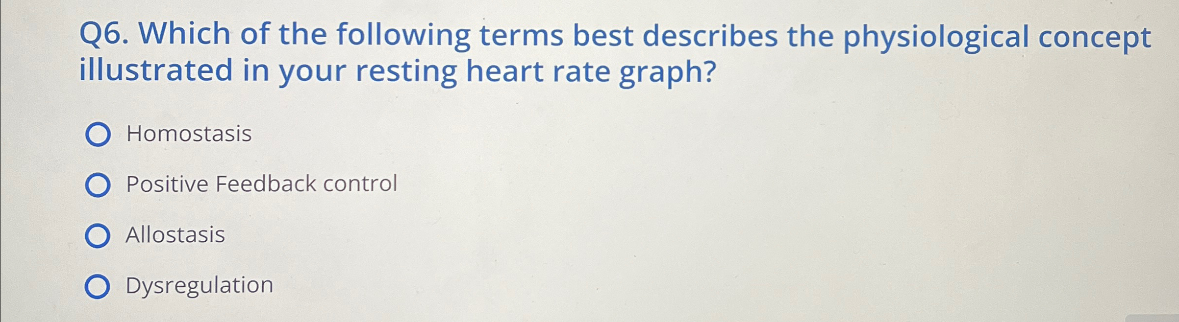 Solved Q6. ﻿Which of the following terms best describes the | Chegg.com