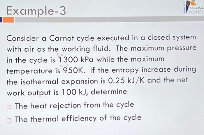 Solved Consider a Carnot cycle executed in a closed system | Chegg.com