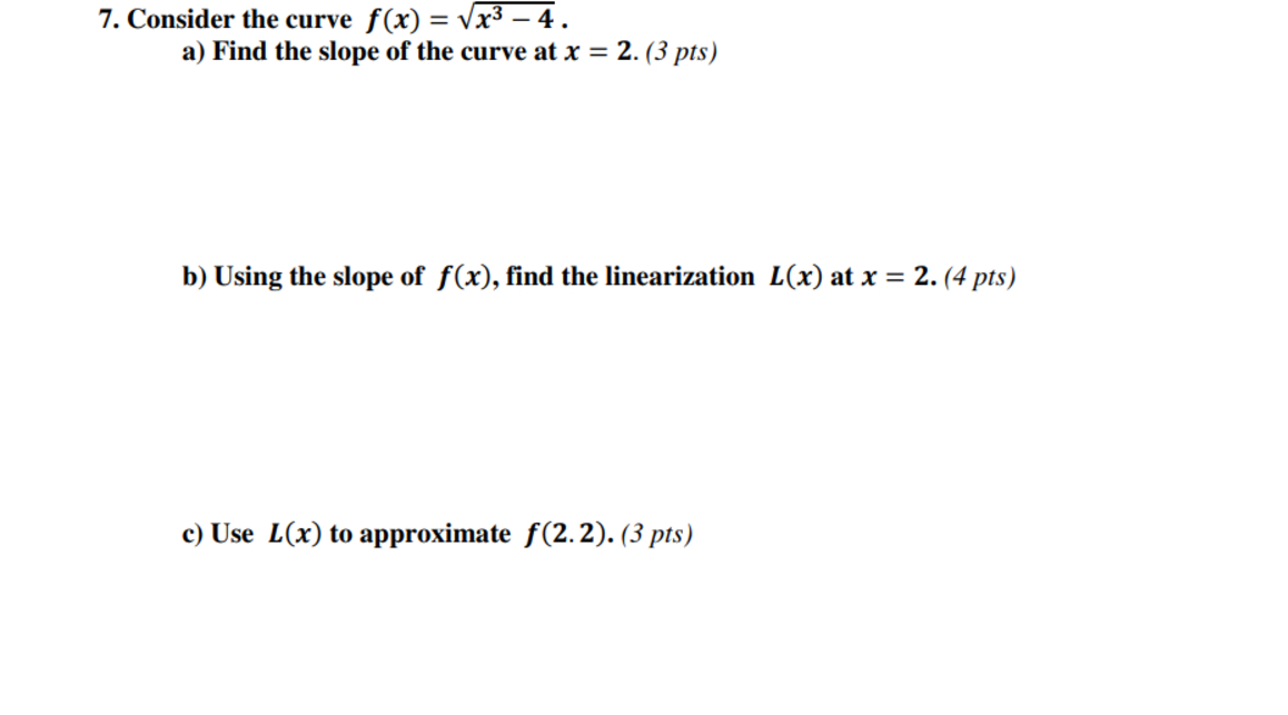 Solved Consider the curve f(x)=x3-42.a. ﻿Fin the slope of | Chegg.com