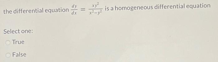 Solved Select one: True False | Chegg.com