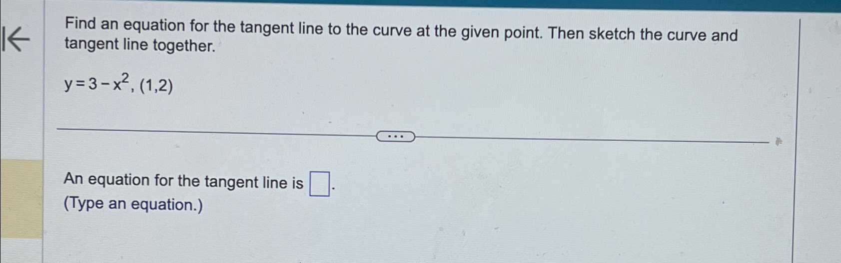 Solved Find an equation for the tangent line to the curve at | Chegg.com