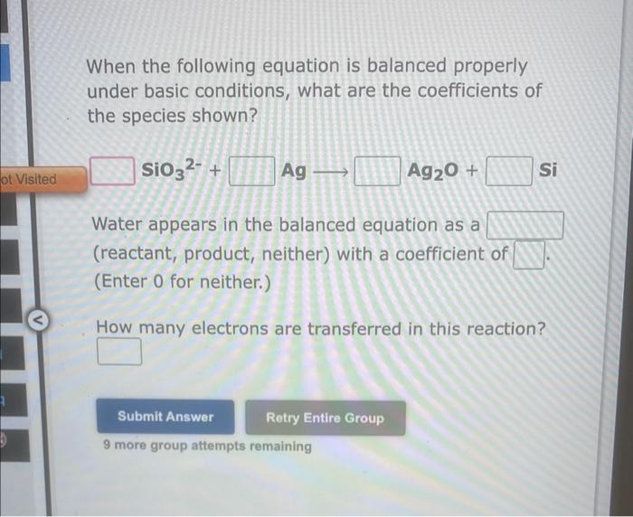 Solved When the following equation is balanced properly | Chegg.com