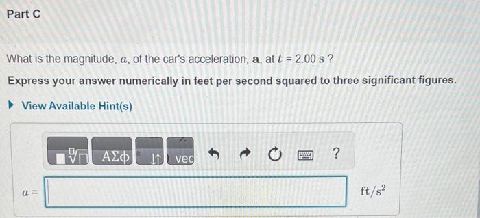 Solved Learning Goal: To be able to calculate position, | Chegg.com