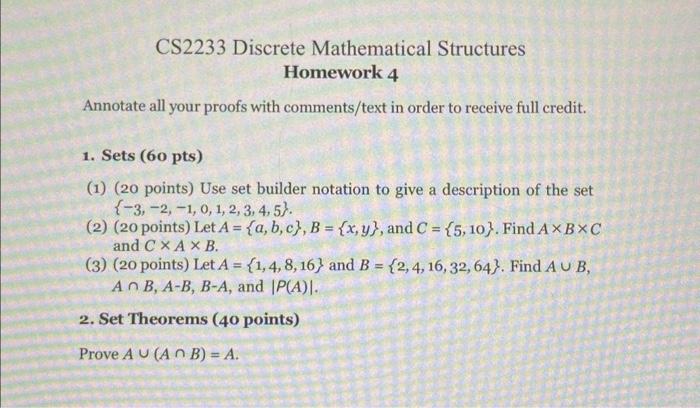 Solved Annotate all your proofs with comments/text in order | Chegg.com
