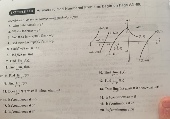 Solved EXERCISE 12.3 Answers to Odd-Numbered Problems Begin | Chegg.com