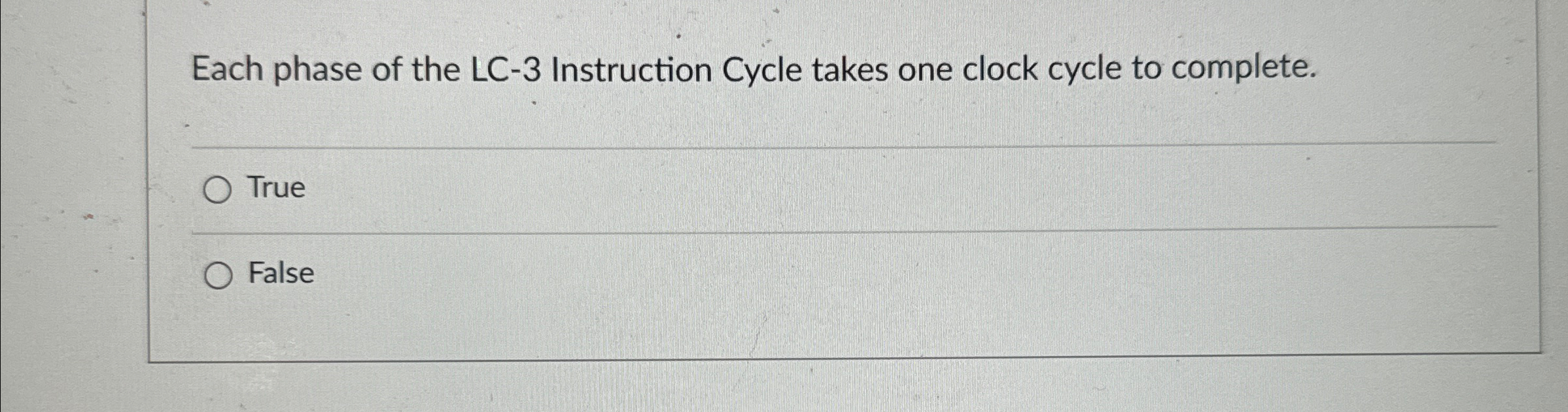 Solved Each phase of the LC-3 ﻿Instruction Cycle takes one | Chegg.com