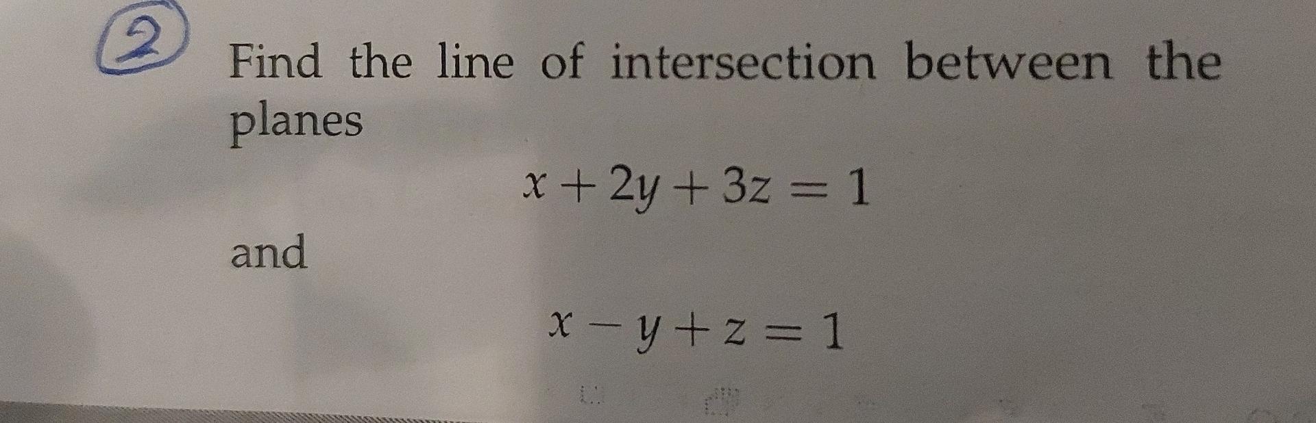 Solved Example: Find the equation of a plane orthogonal to | Chegg.com