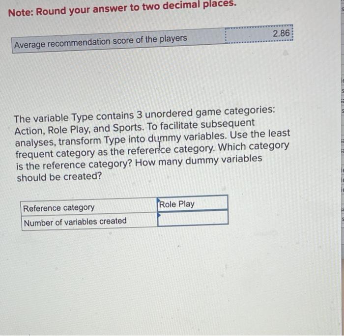Solved Note: Round your answer to two decimal places. The | Chegg.com