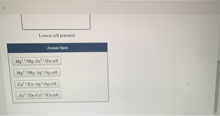 60 Use the voltaic cells interactive to arrange the | Chegg.com