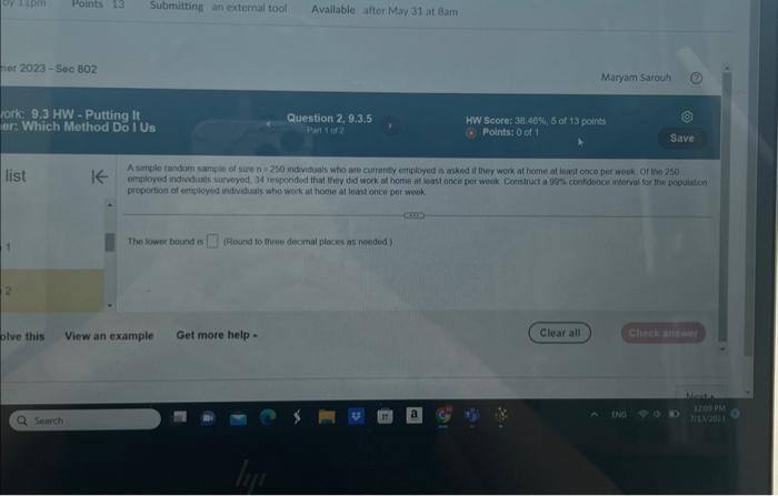 Solved find the lower and the upper bound. | Chegg.com