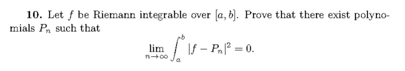 Solved Let f ﻿be Riemann integrable over a,b. ﻿Prove that | Chegg.com