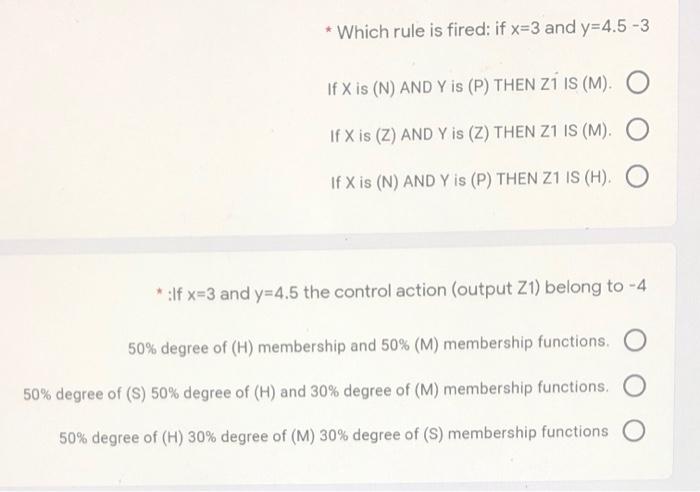 Q4/[40 Marks) Fuzzy logic controller with two inputs | Chegg.com