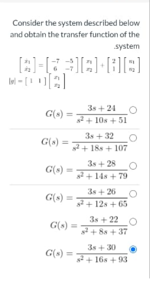Solved Consider the system described below and obtain the | Chegg.com