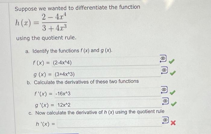 Solved Suppose we wanted to differentiate the function | Chegg.com