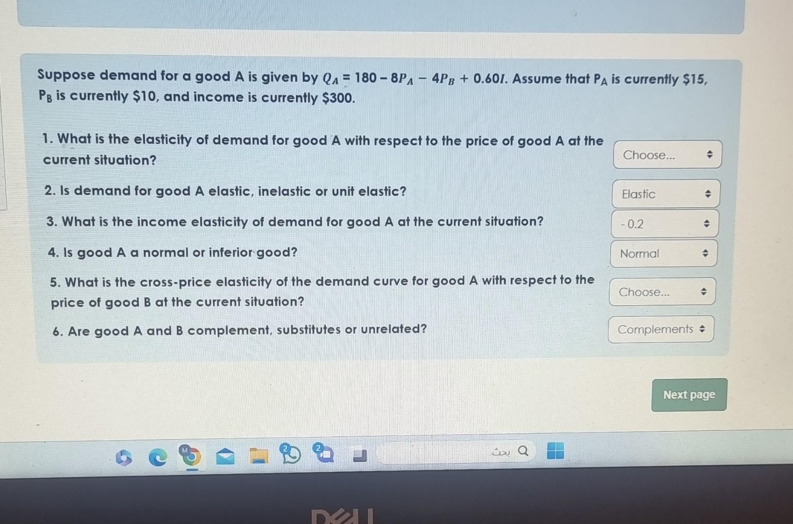 Solved Suppose demand for a good A is given by | Chegg.com