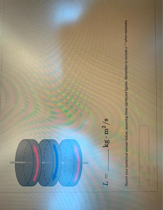 Solved The figure shows three uniform solid disks, each of | Chegg.com