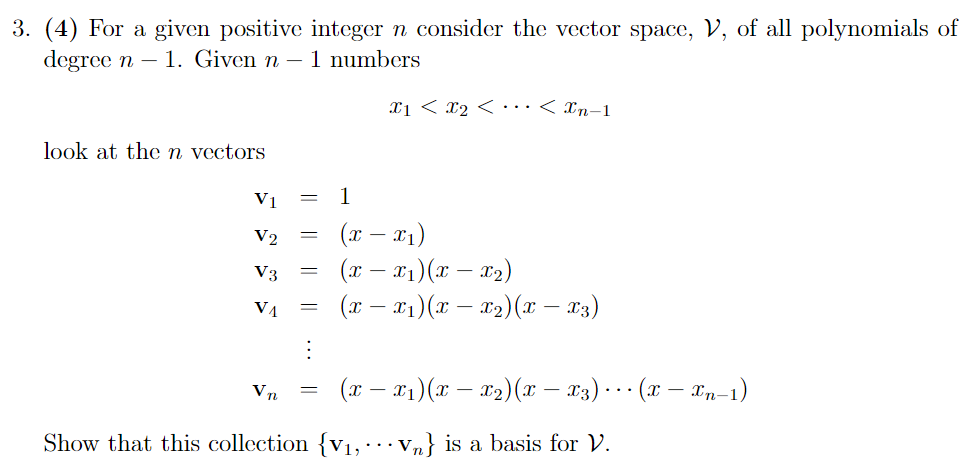 Solved (4) ﻿For a given positive integer n ﻿consider the | Chegg.com