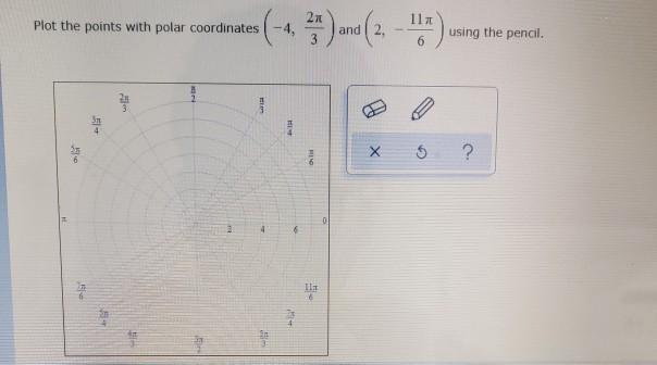 Solved 27 Plot the points with polar coordinates 1170 5)am | Chegg.com