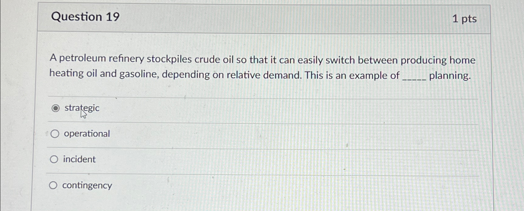 Solved Question 191 ptsA petroleum refinery stockpiles | Chegg.com Solved Question 191 ptsA petroleum refinery stockpiles | Chegg.com