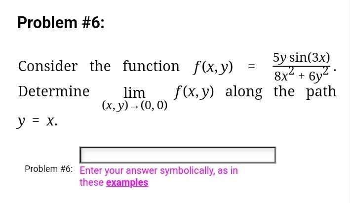 Solved Consider The Function F X Y 8x2 6y25ysin 3x