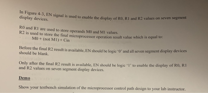 Part 2. Microprocessor Control Path Design Draw your | Chegg.com