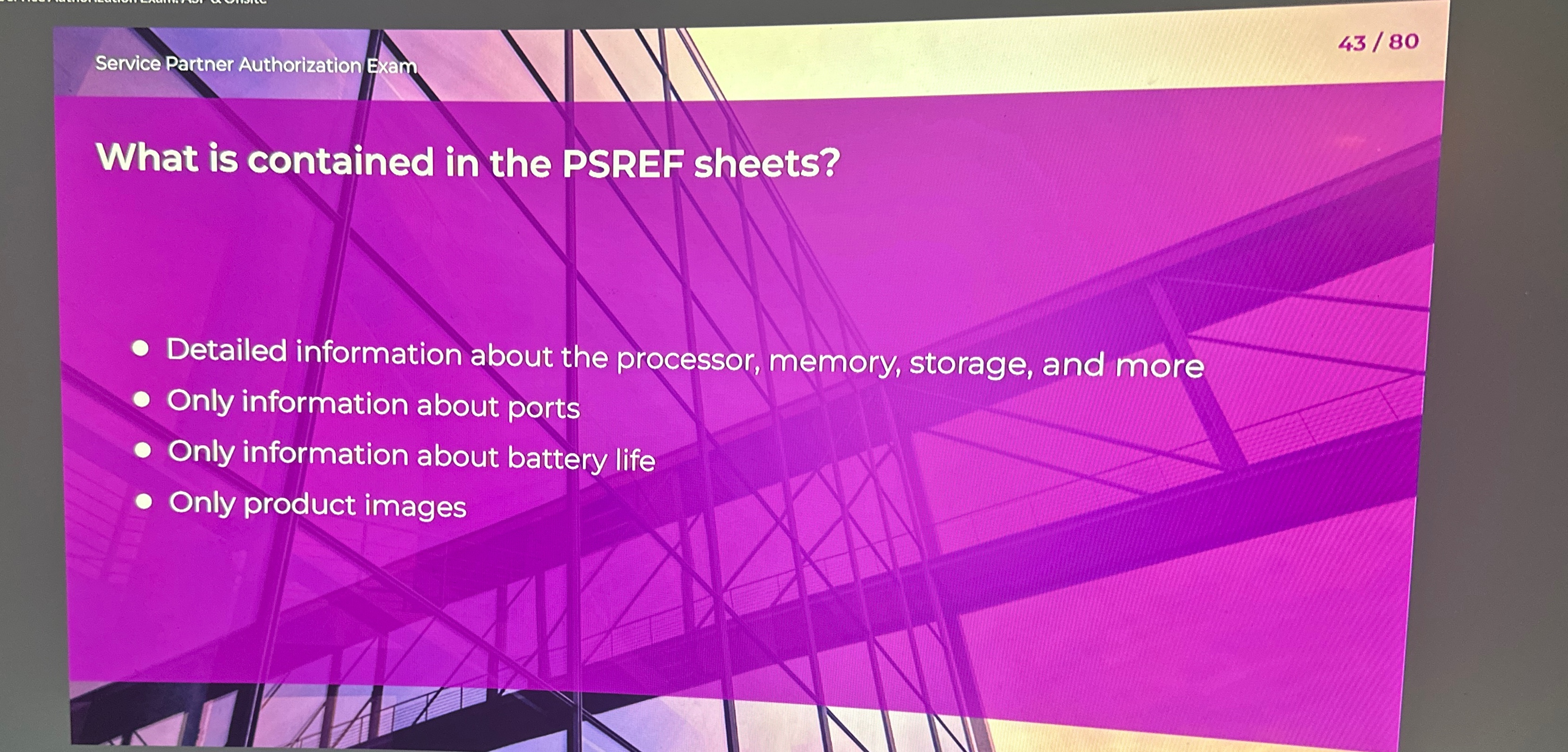 Solved Service Partner Authorization Ex4380What is contained | Chegg.com
