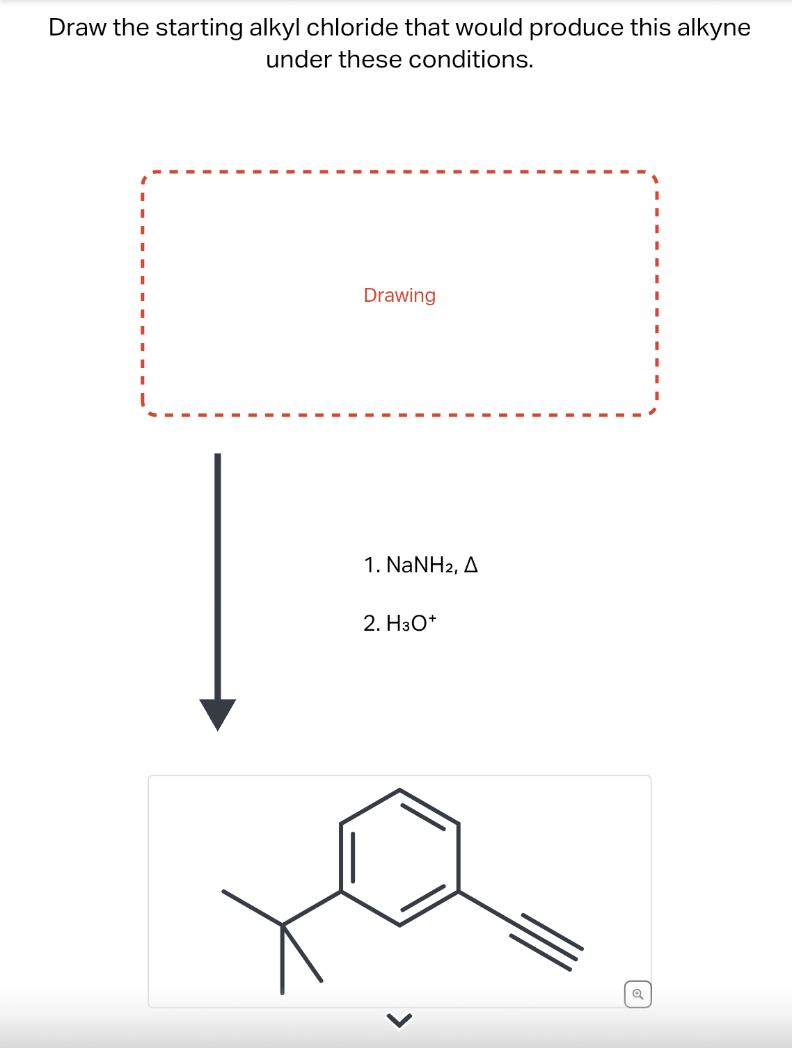 Solved Draw the starting alkyl chloride that would produce | Chegg.com