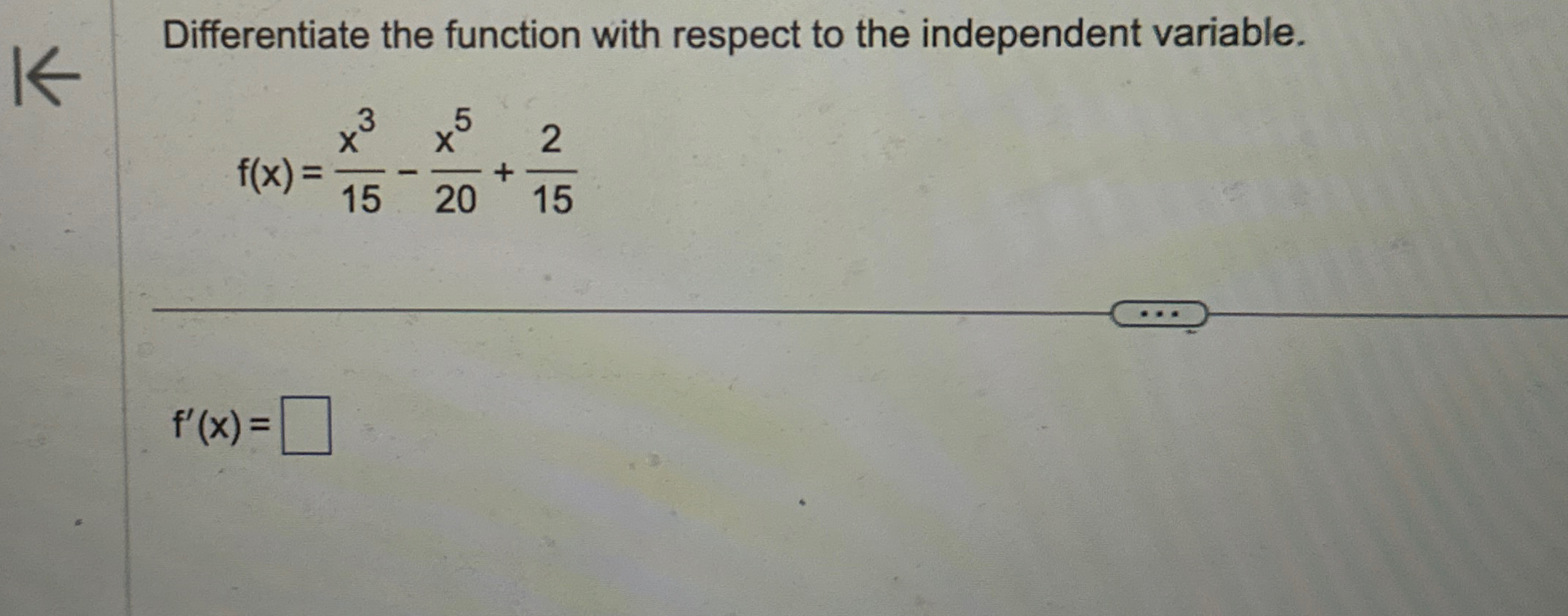 Solved Differentiate the function with respect to the | Chegg.com