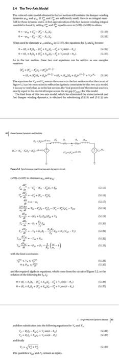Solved 5.3 Using the two-axis dynamic model of Section 5.4, | Chegg.com