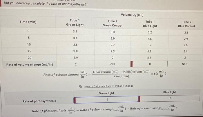 Solved Did You Correctly Calculate The Rate Of Chegg