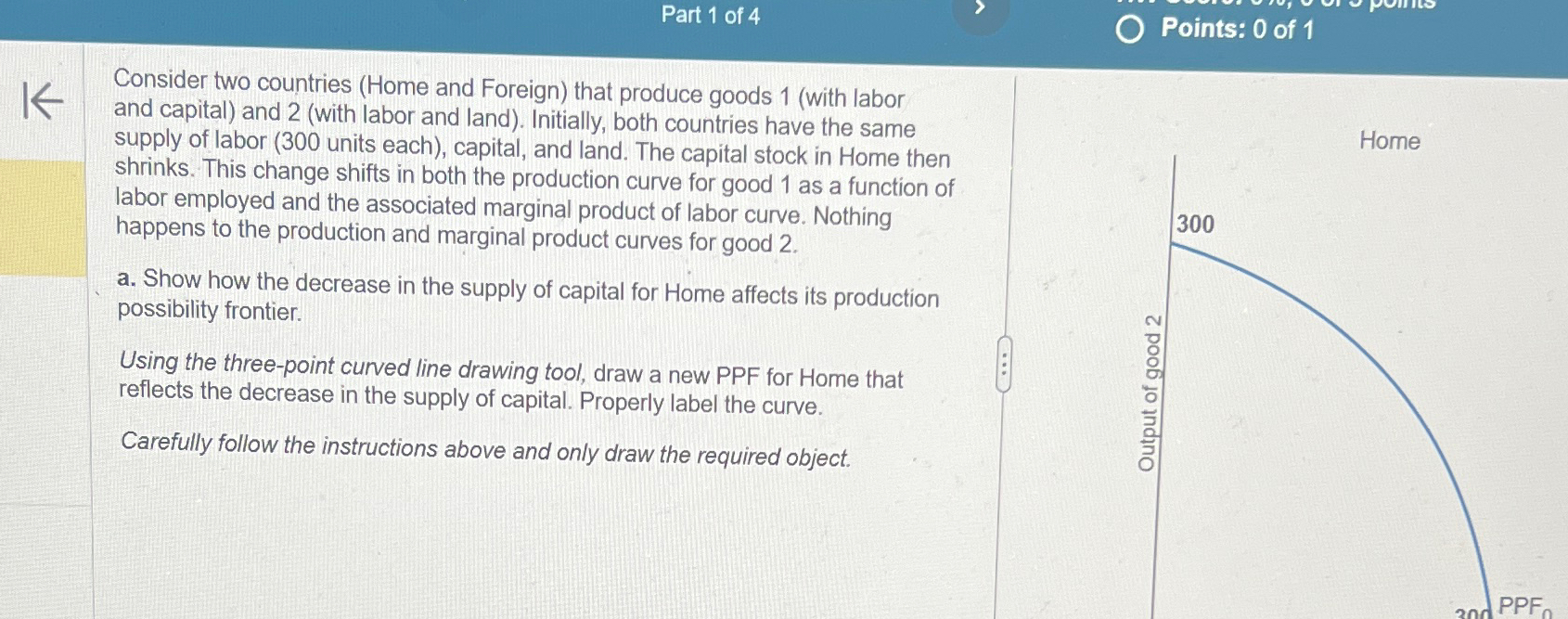 Solved Part 1 ﻿of 4Points: 0 ﻿of 1Consider two countries | Chegg.com