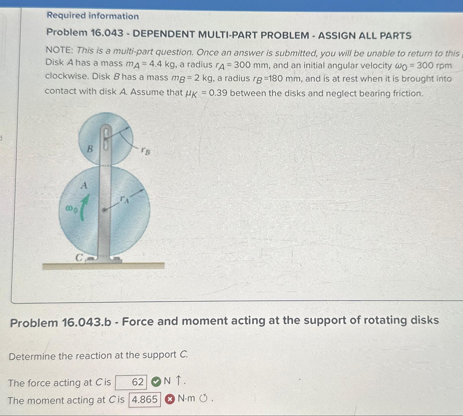 Solved Required informationProblem 16.043 - ﻿DEPENDENT | Chegg.com