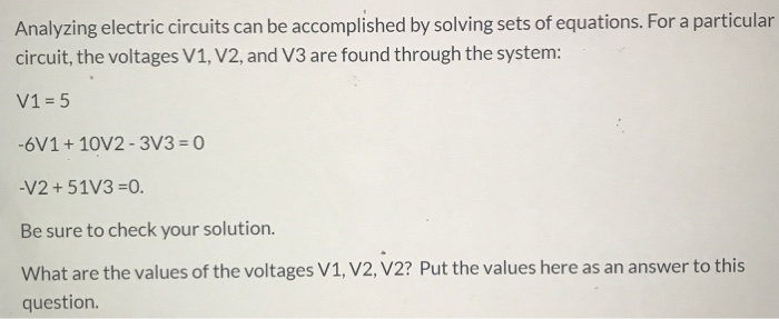 Solved Analyzing electric circuits can be accomplished by | Chegg.com