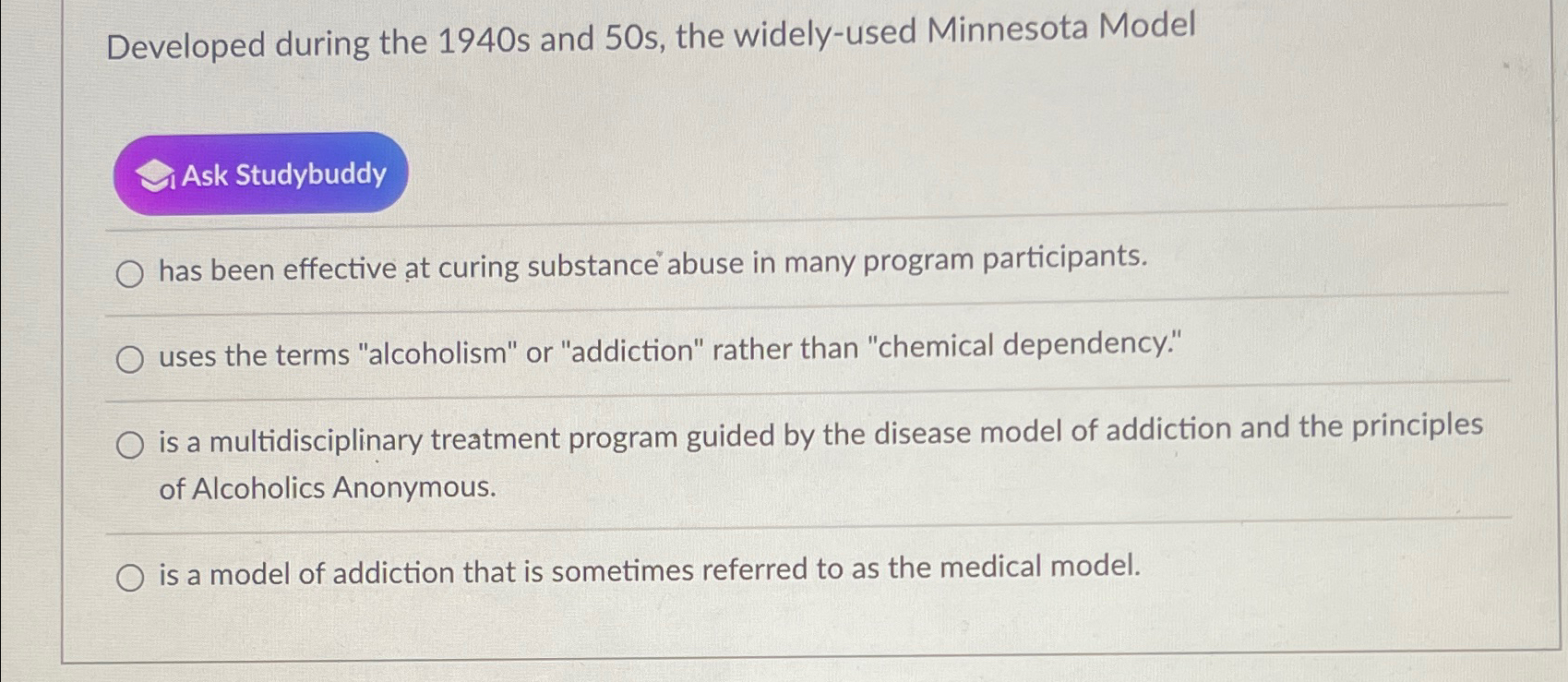 Solved Developed during the 1940 ﻿s and 50 ﻿s, ﻿the | Chegg.com