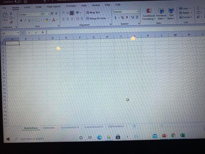 Excel 365/2019 Capstone - Level 3 Working with Sales | Chegg.com
