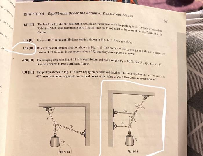Solved CHAPTER 4 Equilibrium Under the Action of Concurrent | Chegg.com