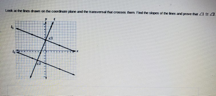 Solved Look at the lines drawn on the coordinate plane and | Chegg.com