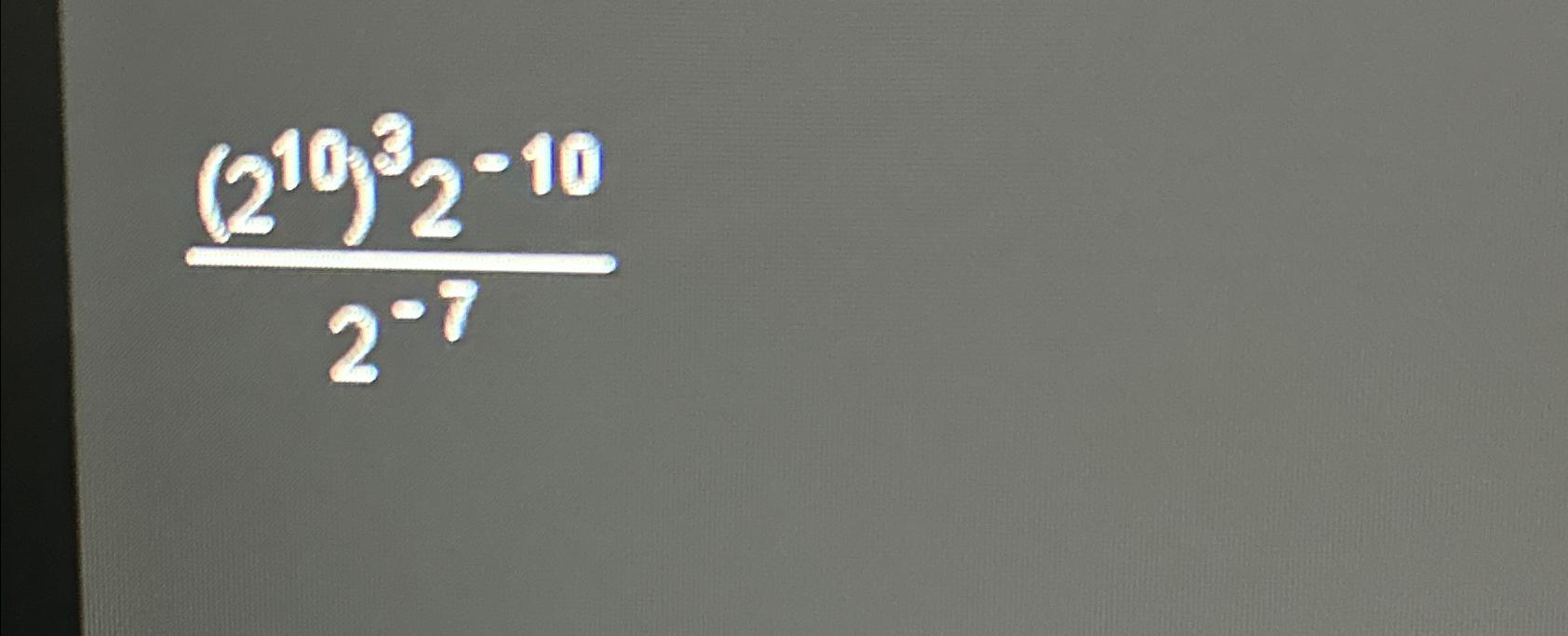 Solved (210)32-102-7 | Chegg.com