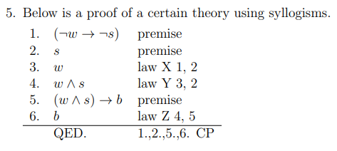 Below is a proof of a certain theory using | Chegg.com