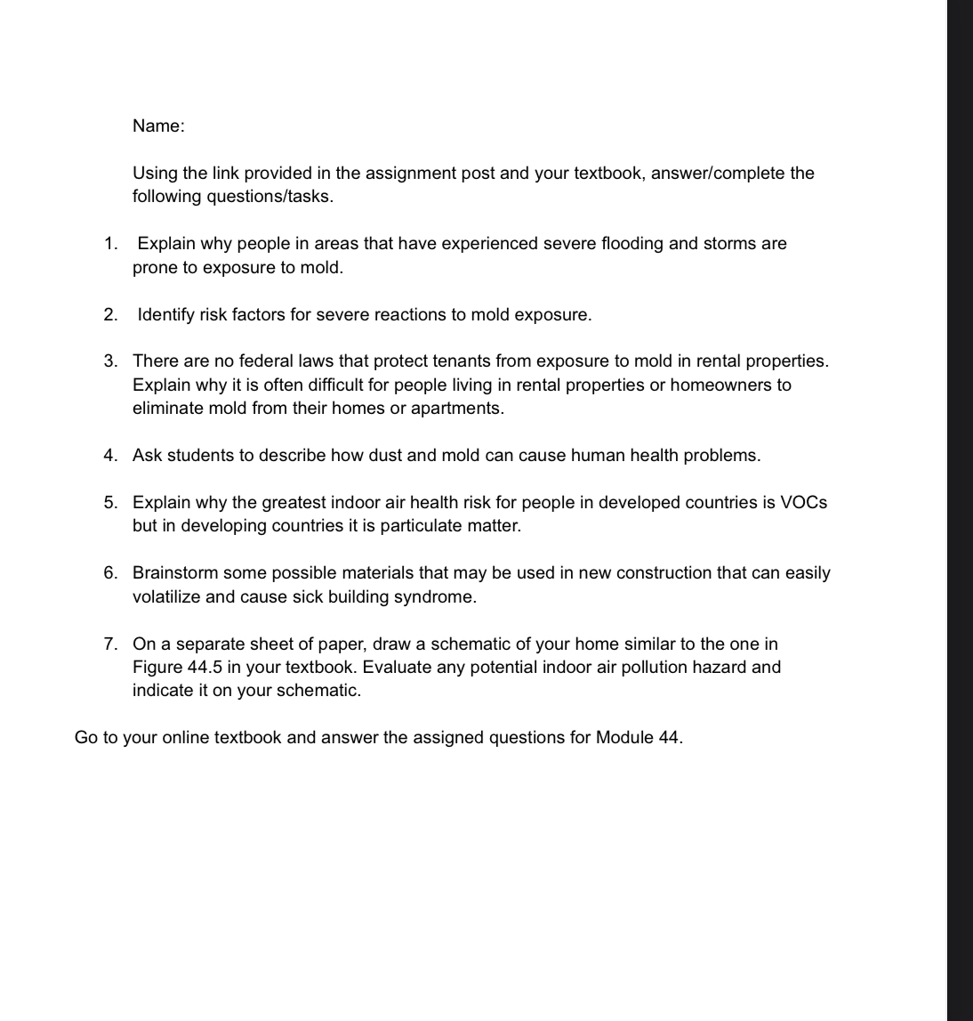 Solved Name:Using the link provided in the assignment post | Chegg.com