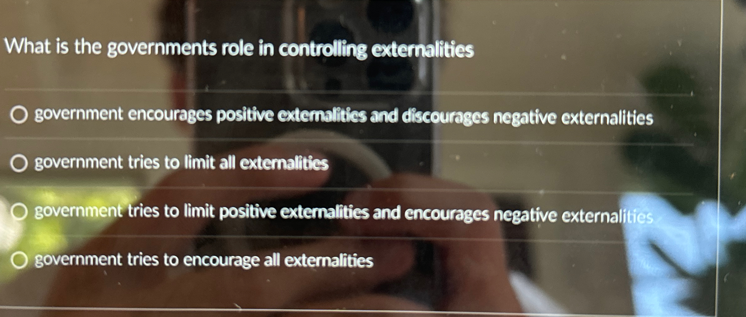 Solved What is the governments role in controlling | Chegg.com