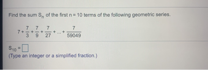 Solved Find the first term a, the common ratio r, and the | Chegg.com