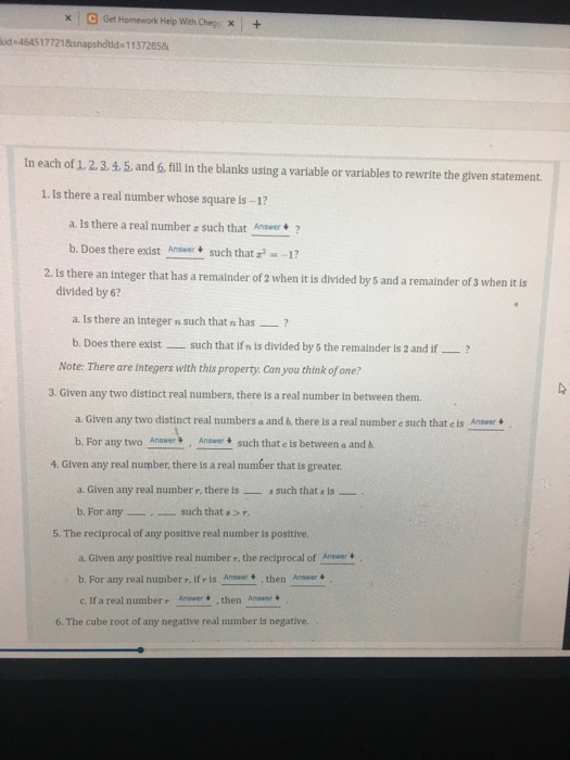 Solved (Need Help with my discrete Math homework) In each of | Chegg.com