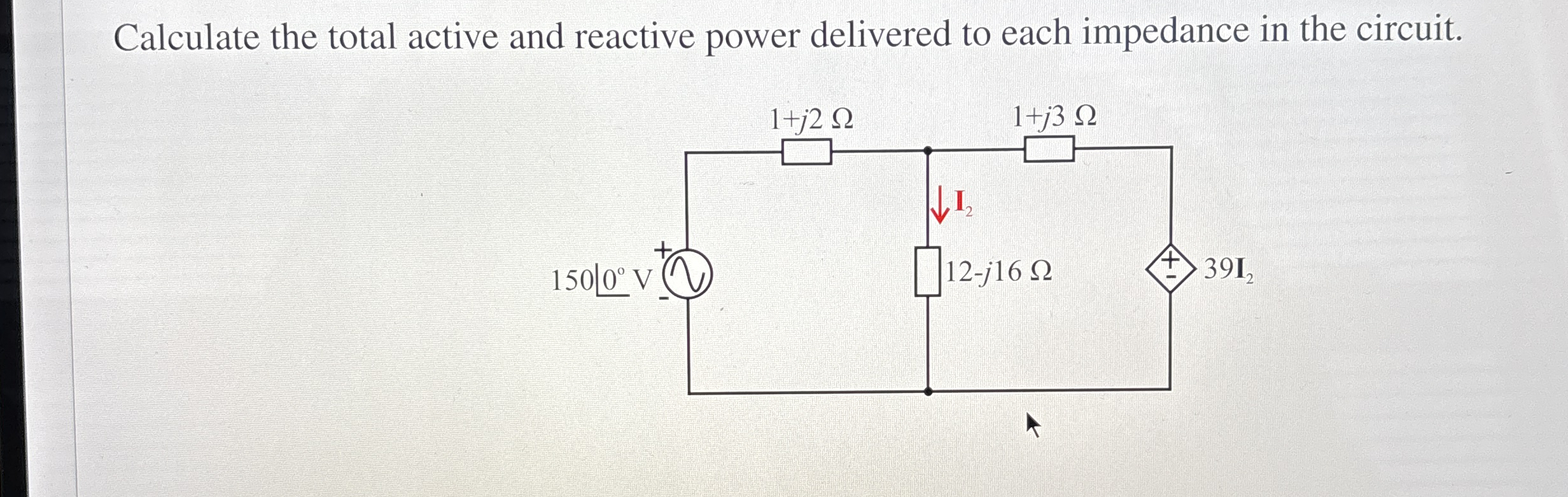 Solved Calculate the total active and reactive power | Chegg.com