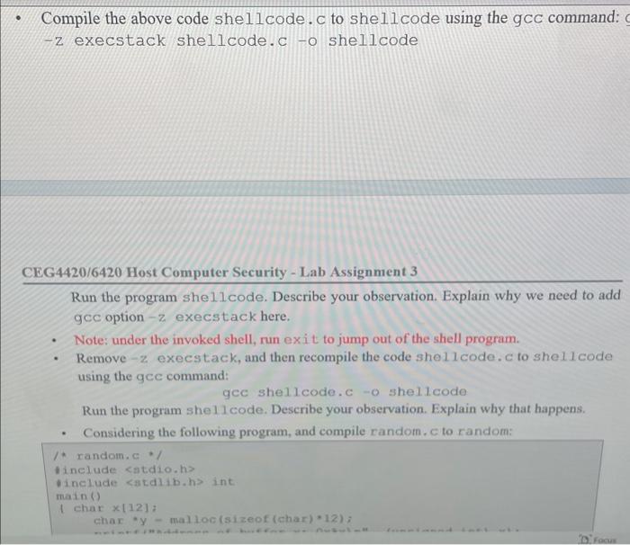 this task, we study the shell function and Shellshock | Chegg.com