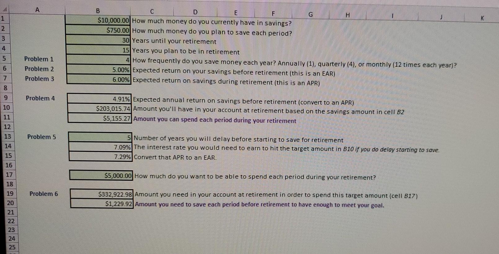 Solved 4. C. Use the EFFECT function in cell B15 to convert | Chegg.com