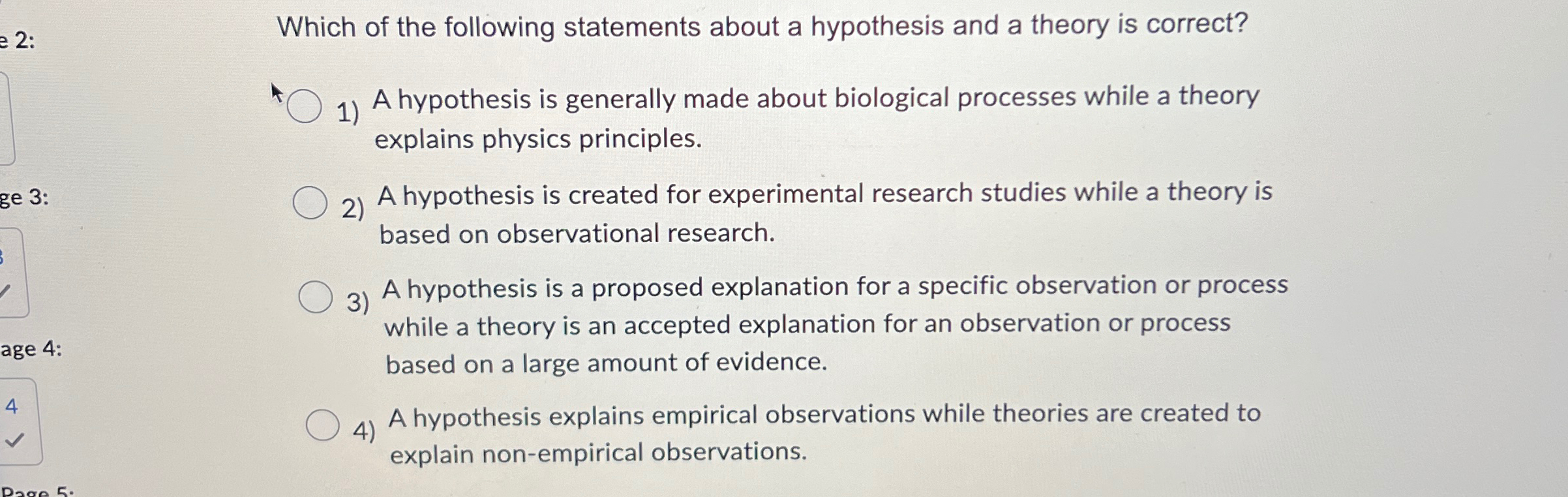 Solved Which of the following statements about a hypothesis | Chegg.com